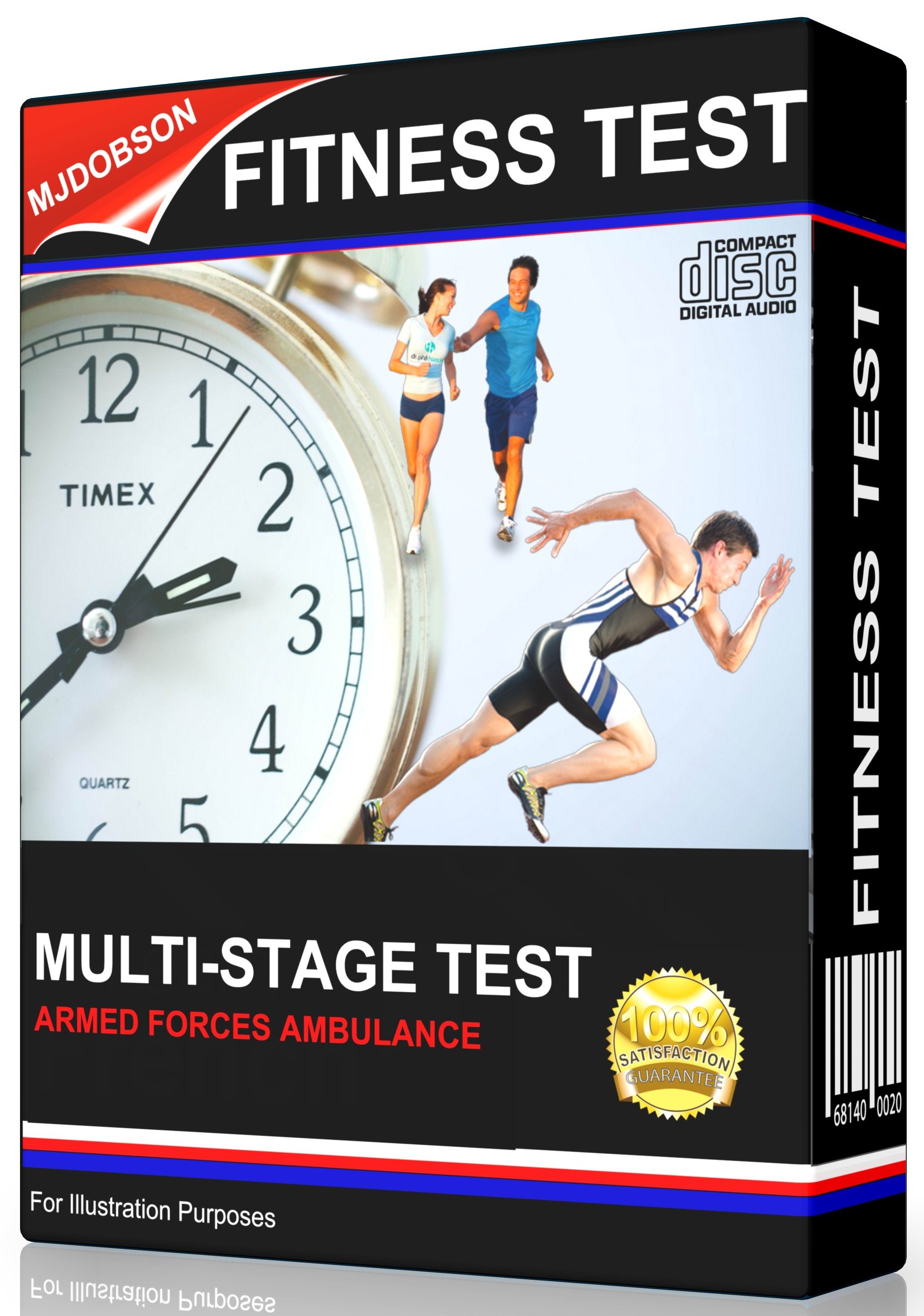 BLEEP TEST Multi Stage Shuttle Fitness Run Audio CD 15m +20m Police ...